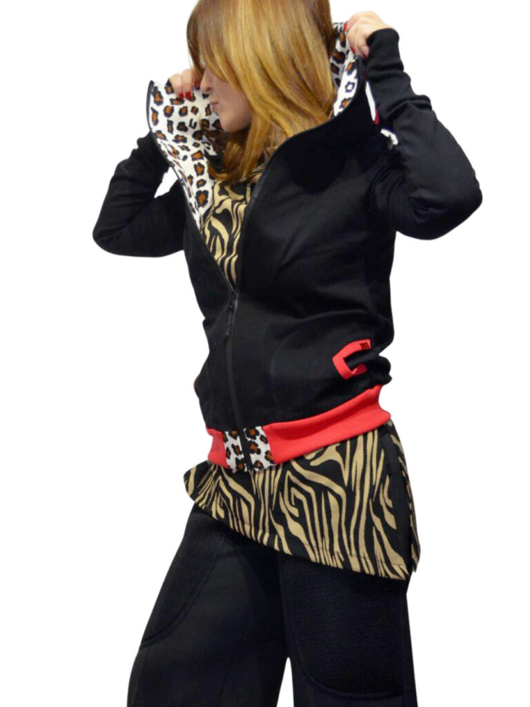 Animal print NINJA duks - ŠLIC ŠLIC